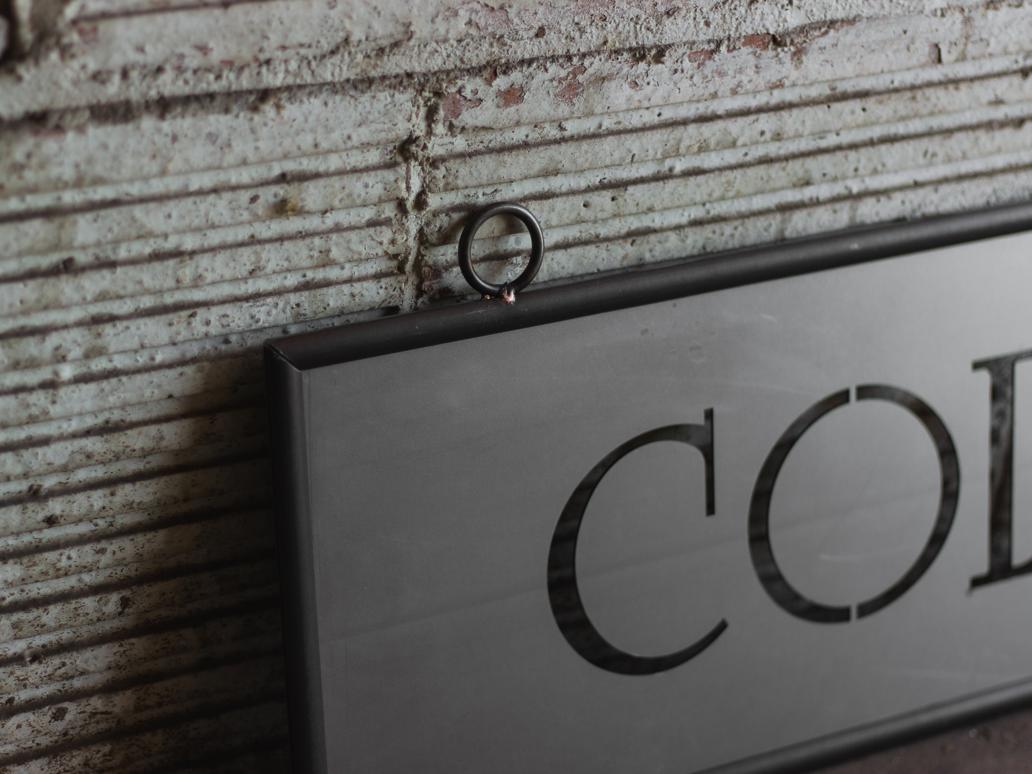 Suburb or Custom Text Wall Sign - Fortin Ironworks